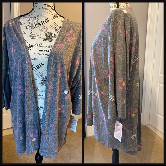 LuLaRoe | Tops | Lindsay By Lularoe Overlay B96 | Poshmark